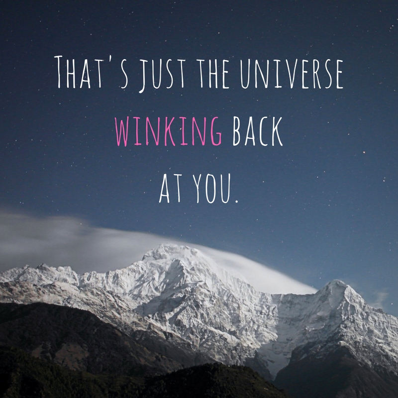 Following Your Dreams: When the Universe Winks Back at You